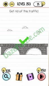 Brain Test Level 253 (NEW) Get rid of this traffic