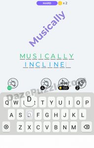 Dingbats Level 265 (Musically) Answer