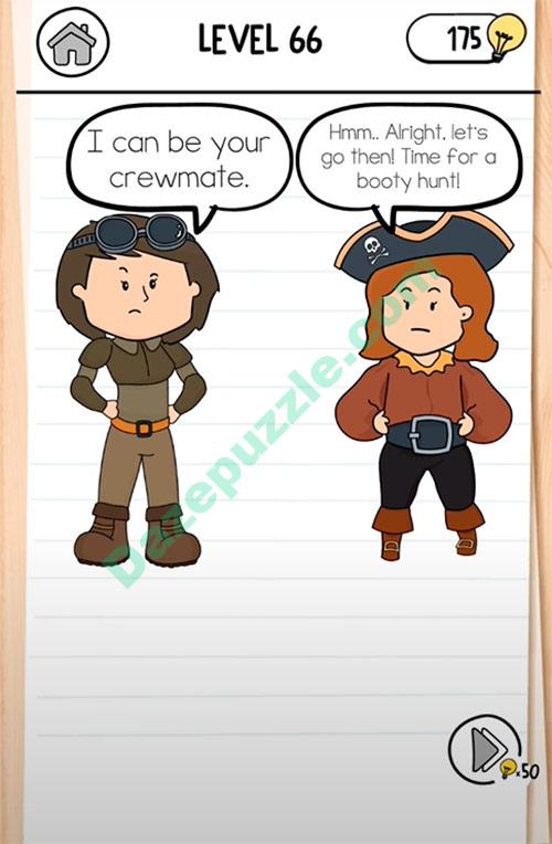 Brain Test 3 Level 66 Why did you help me lassie Answer