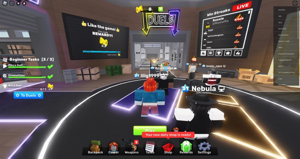 Roblox Rivals Codes and Gameplay