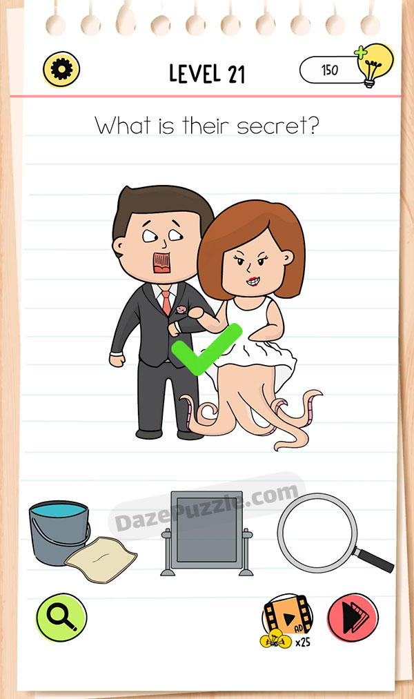 Brain Test All-Star Level 21 What is their secret Answer