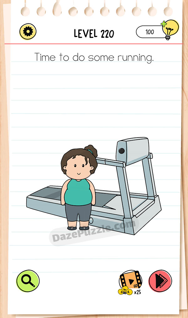 Brain Test All-Star Level 220 Time to do some running